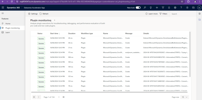 Preview – Plugin Monitoring through Dataverse Accelerator App – D365 ...